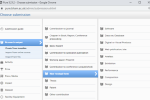 Pure – How to add software as a ‘Research Output’ – Birmingham ...