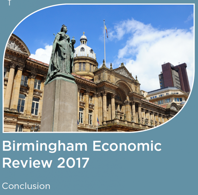 Birmingham Economic Review 2017: Conclusion – City-REDI Blog