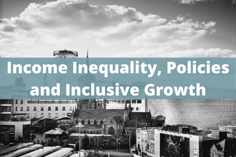 Income Inequality, Policies and Inclusive Growth – City-REDI Blog