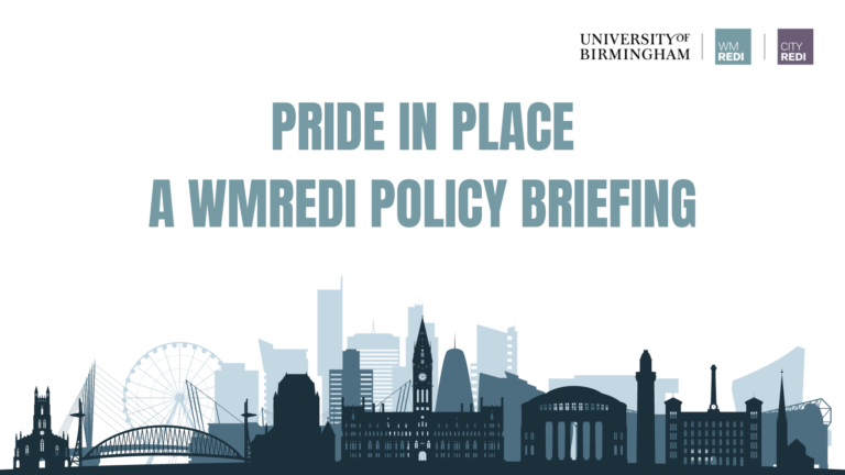 WMREDI Policy Briefing: Pride In Place – City-REDI Blog