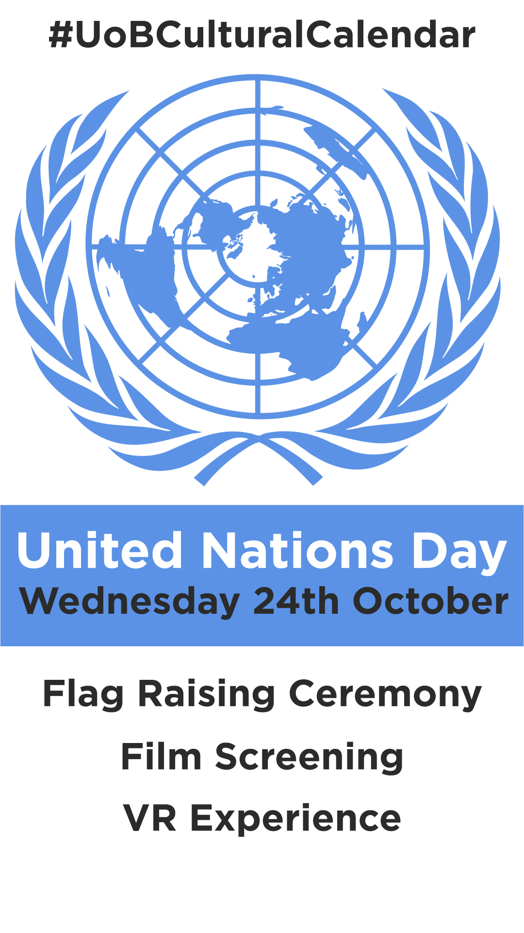 United Nations Day Celebrations October 24th – Cultural Calendar