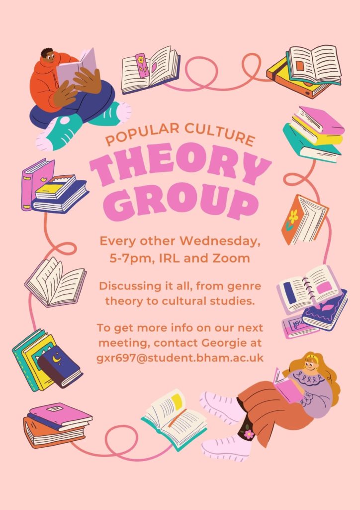 Pop Culture Theory Group (5pm, Wed 23rd July) – Postgraduate Research ...